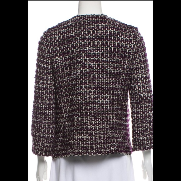 St. John | Jackets & Coats | St John Couture Purple Tweed Jacket | Poshmark
